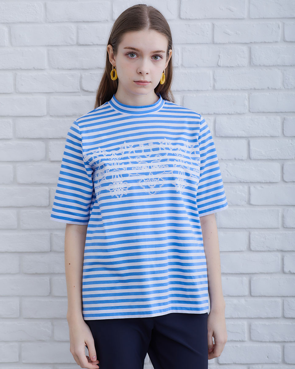 ボーダープリントカットソー｜MARISAGRACE｜Marisa Grace Official Online Store