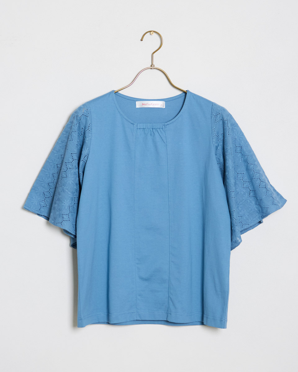 フレアスリーブレースカットソー｜MARISAGRACE｜Marisa Grace Official Online Store
